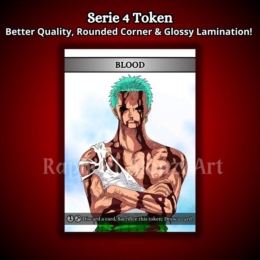 Blood Full Art Custom Token for MTG - Magic the Gathering - RAA Tokens ...