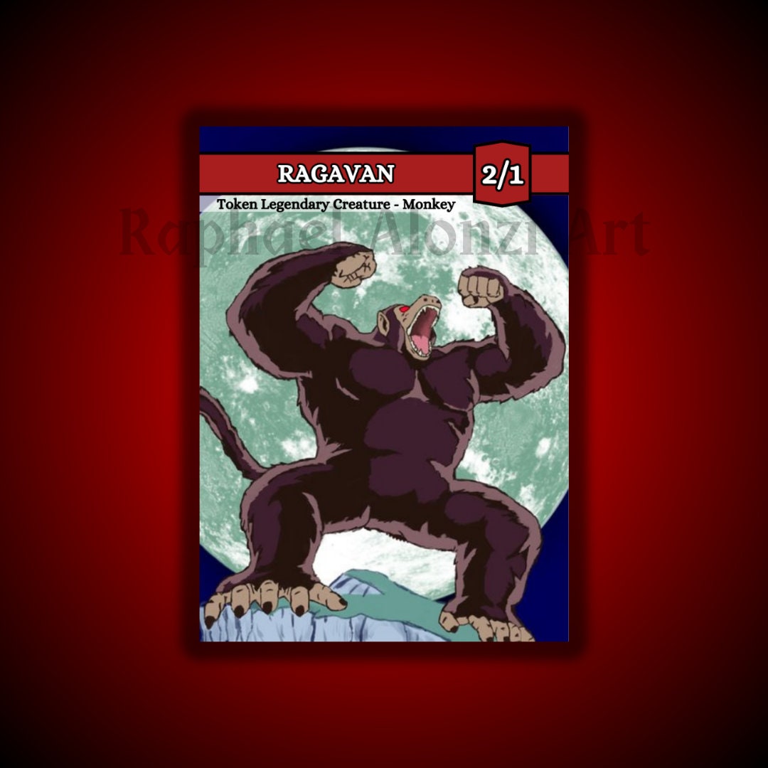 Ragavan Custom Full Art Token for MTG - Magic the Gathering - RAA Tokens - Etsy