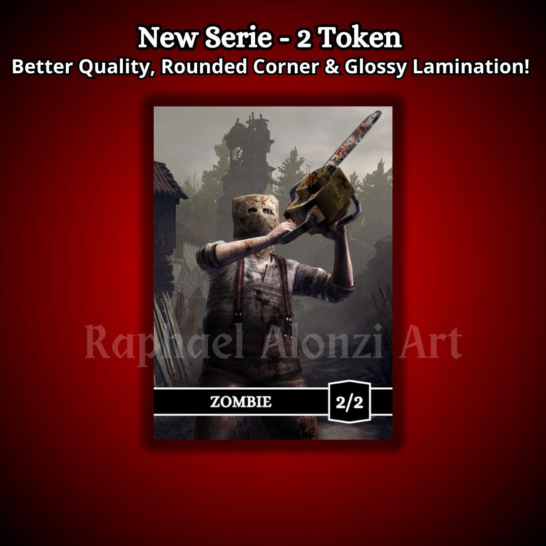 ZOMBIE Full Art Custom Token for MTG - Magic the Gathering - RAA Token ...