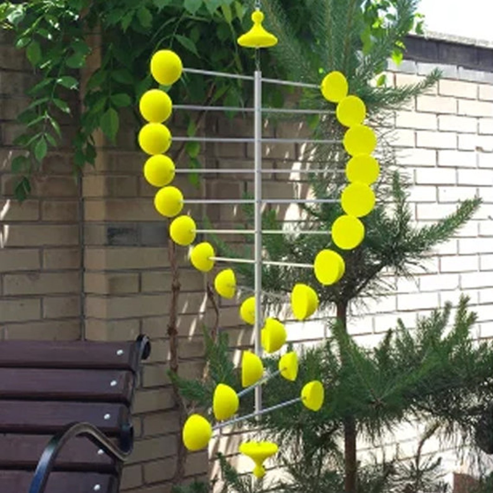 Kinetic Wind Spinner Kinetic Sculpture Hanging Spinner Art Windmill ...