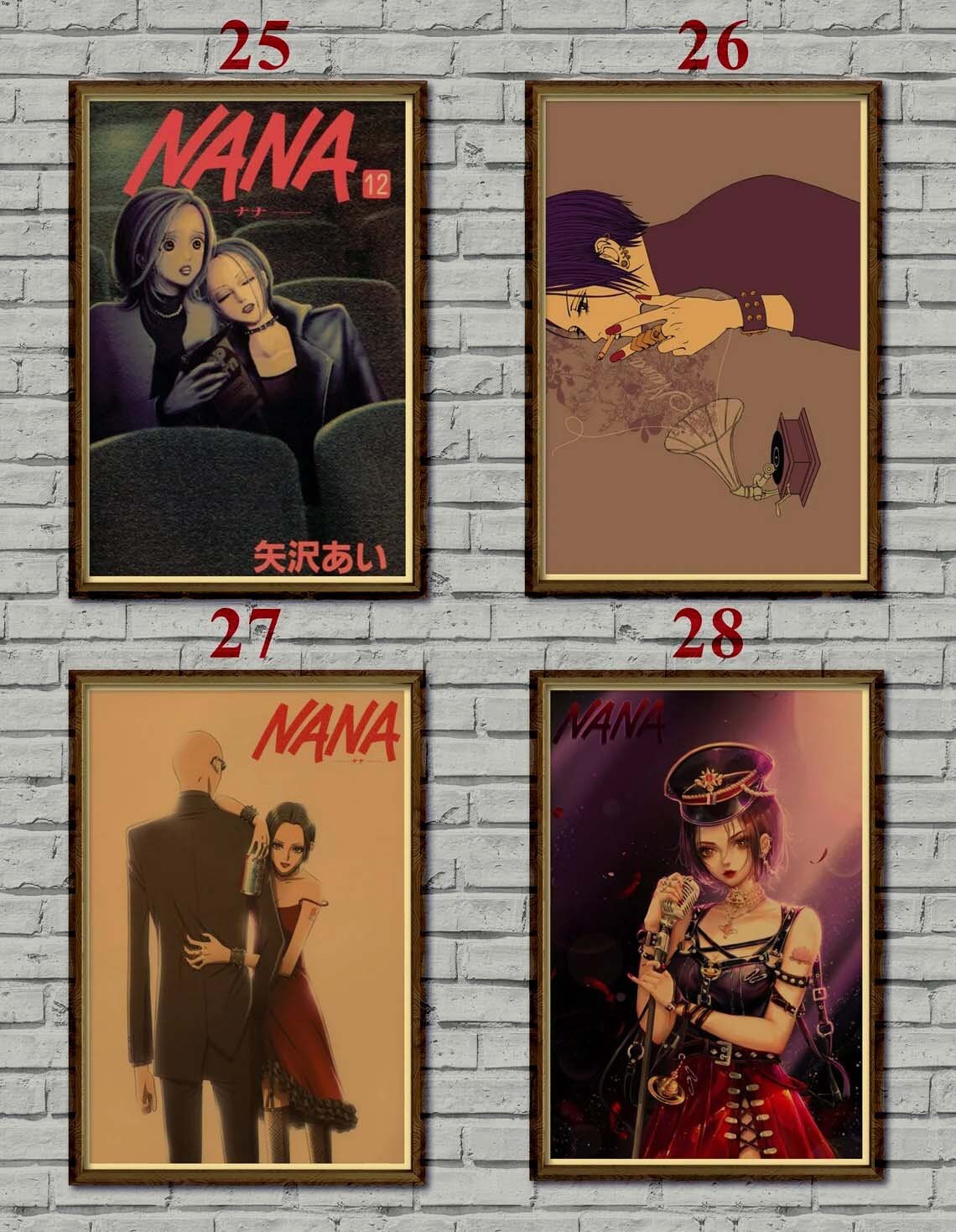 Nana Anime Retro Poster Nana Poster Vintage Movie Poster Music - Etsy ...