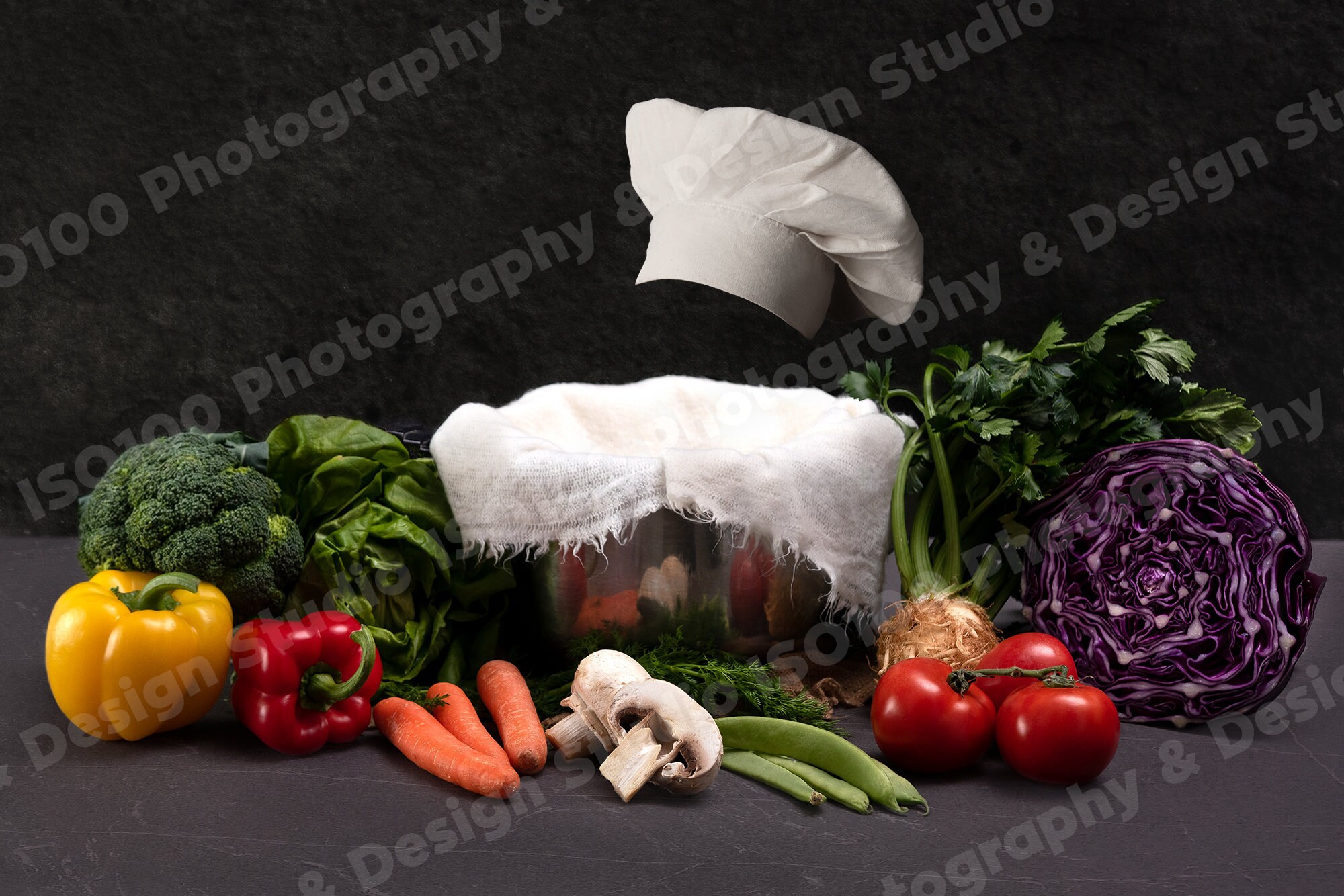 Newborn Baby Chef Digital Backdrop - Etsy