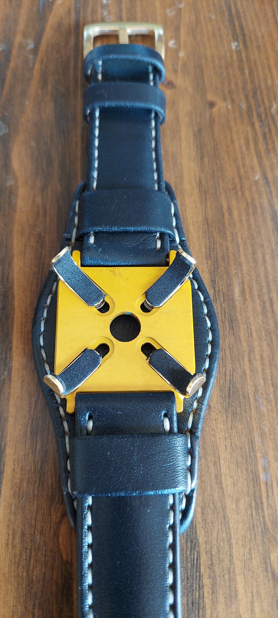 Hand Made %100 Buffalo Leather Watch Band With Pocket Watch Converter ...
