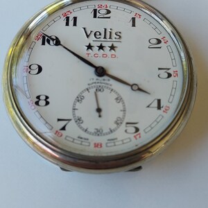 Velis Swiss Made Vintage Rail Road Pocket Watch. - Etsy