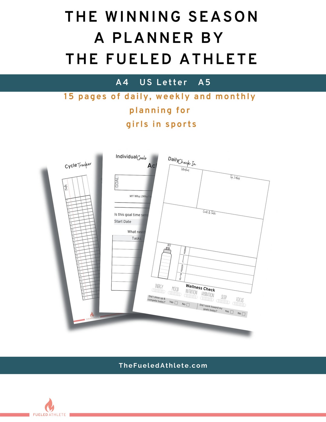 2023 Planner Printable, Student Planner, Athlete Planner, Journal, High ...