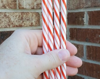 Candy Cane Straw - Etsy