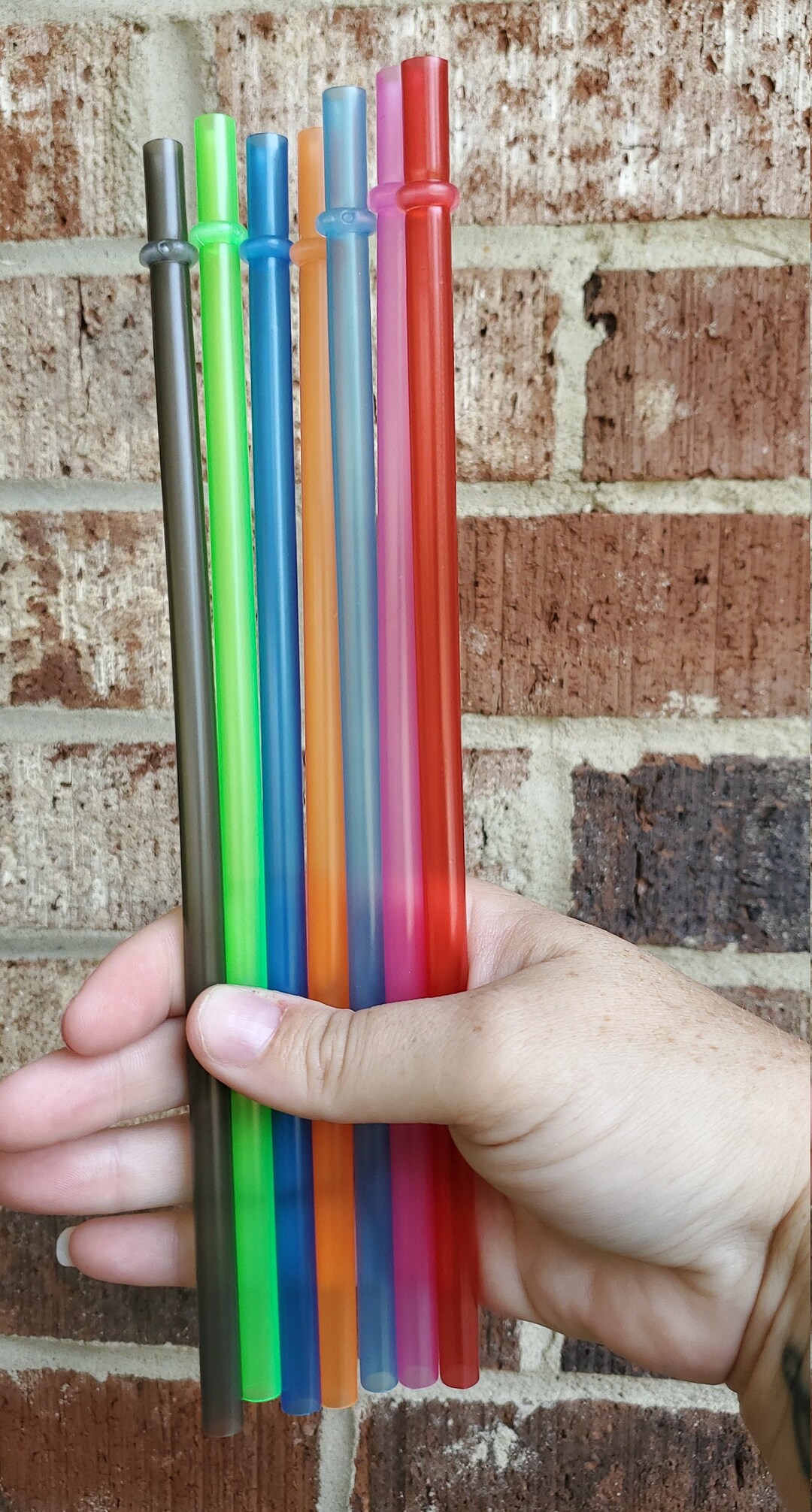 9 Inch Solid Plastic Straw for 24 Oz Cold Cups - Etsy