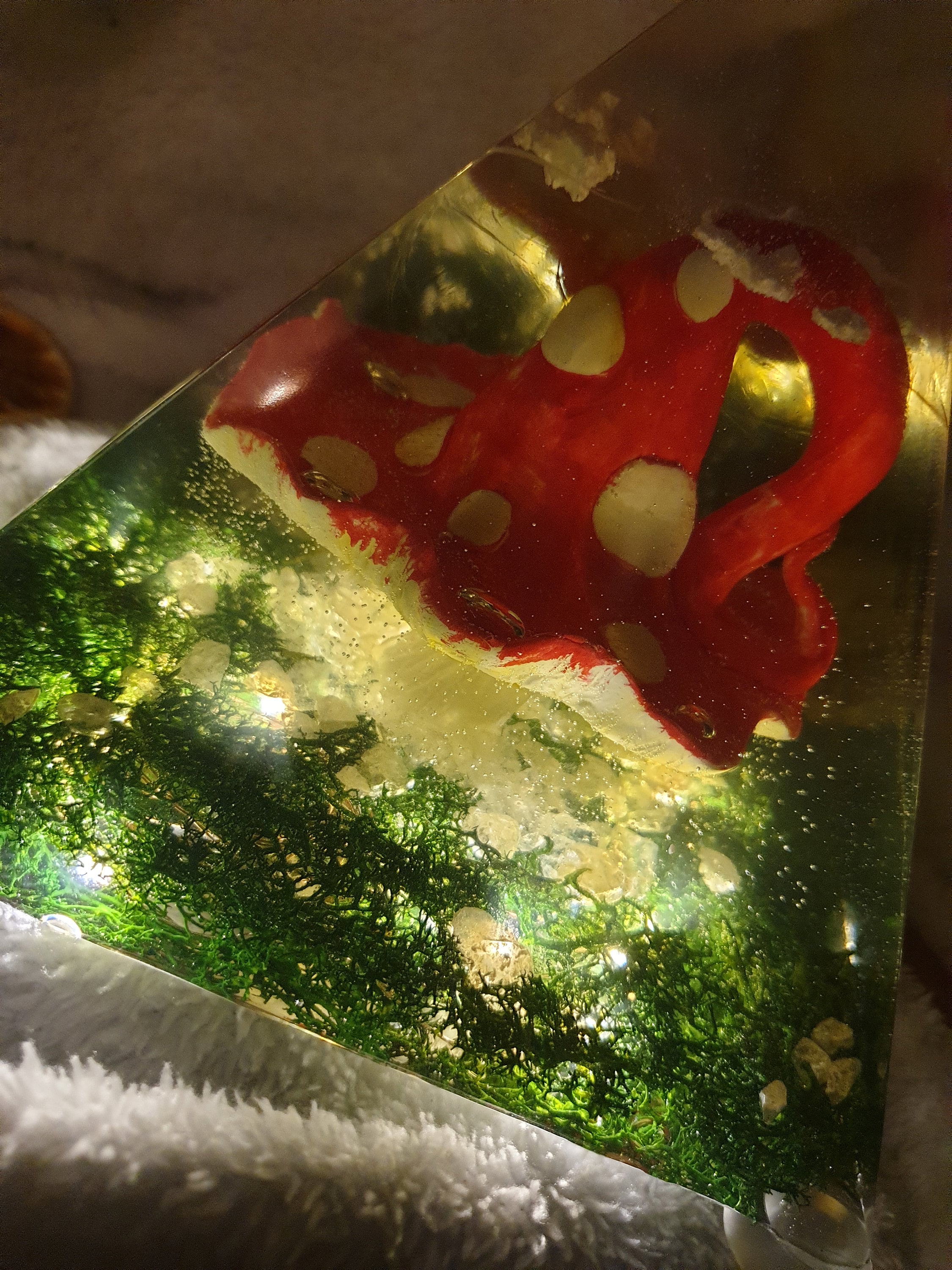 Magic Forest Lamp Mushroom Magic Fly Agaric Fairy Resin Goa - Etsy