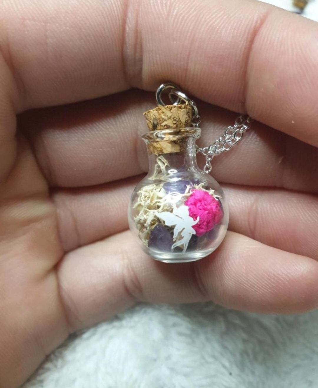 Fairy Protection Vial Necklaces, Necklace Pendants, Gothic Jewelry ...