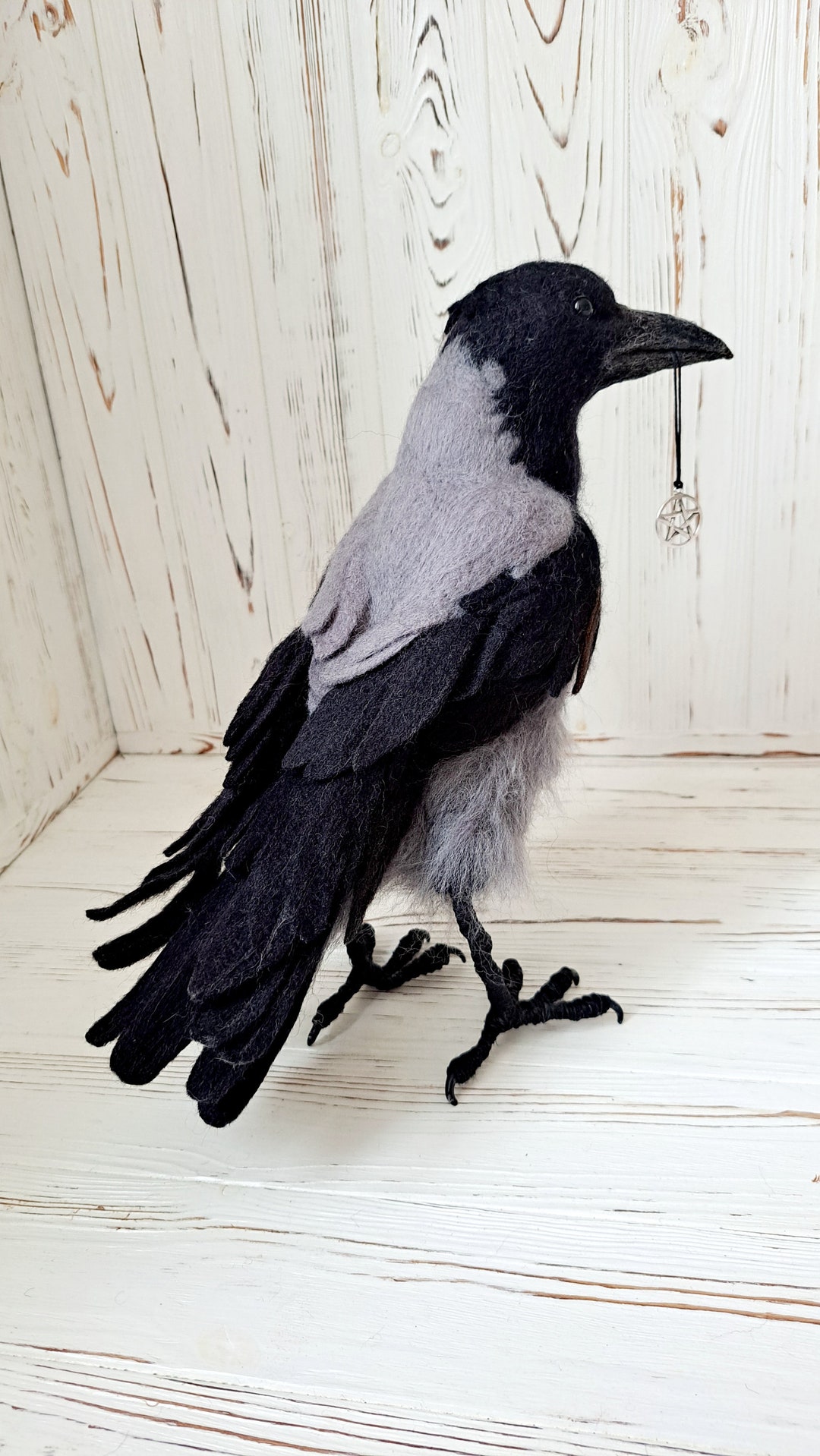 Raven, Crow, Sorcery, Felting, Needle, Felted Crow, Realistic Crow ...