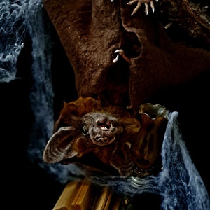 Bat Skulpture,woolly Bat,felting Toy,souvenirs,needle,gift,exclusive ...