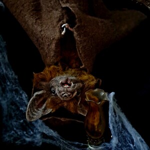 Bat Skulpture,woolly Bat,felting Toy,souvenirs,needle,gift,exclusive ...