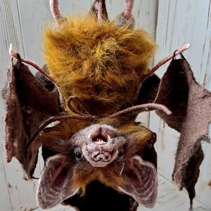 Bat Skulpture,woolly Bat,felting Toy,souvenirs,needle,gift,exclusive ...