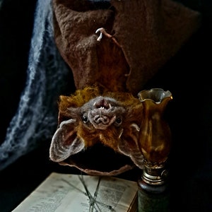 Bat Skulpture,woolly Bat,felting Toy,souvenirs,needle,gift,exclusive ...