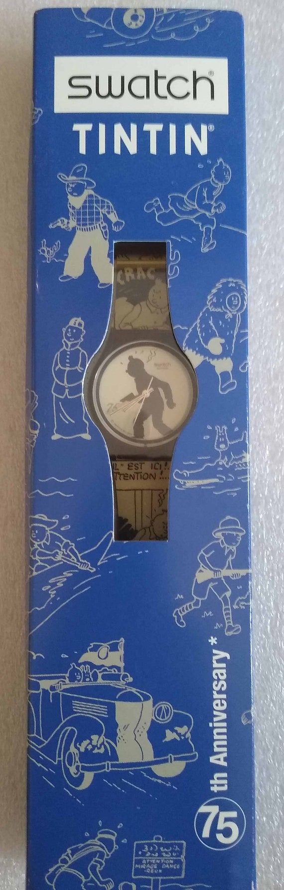 Tintin Swatch Watch 75th Anniversary Limited Edition … - Gem