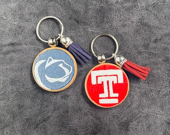 College Keychain - Etsy