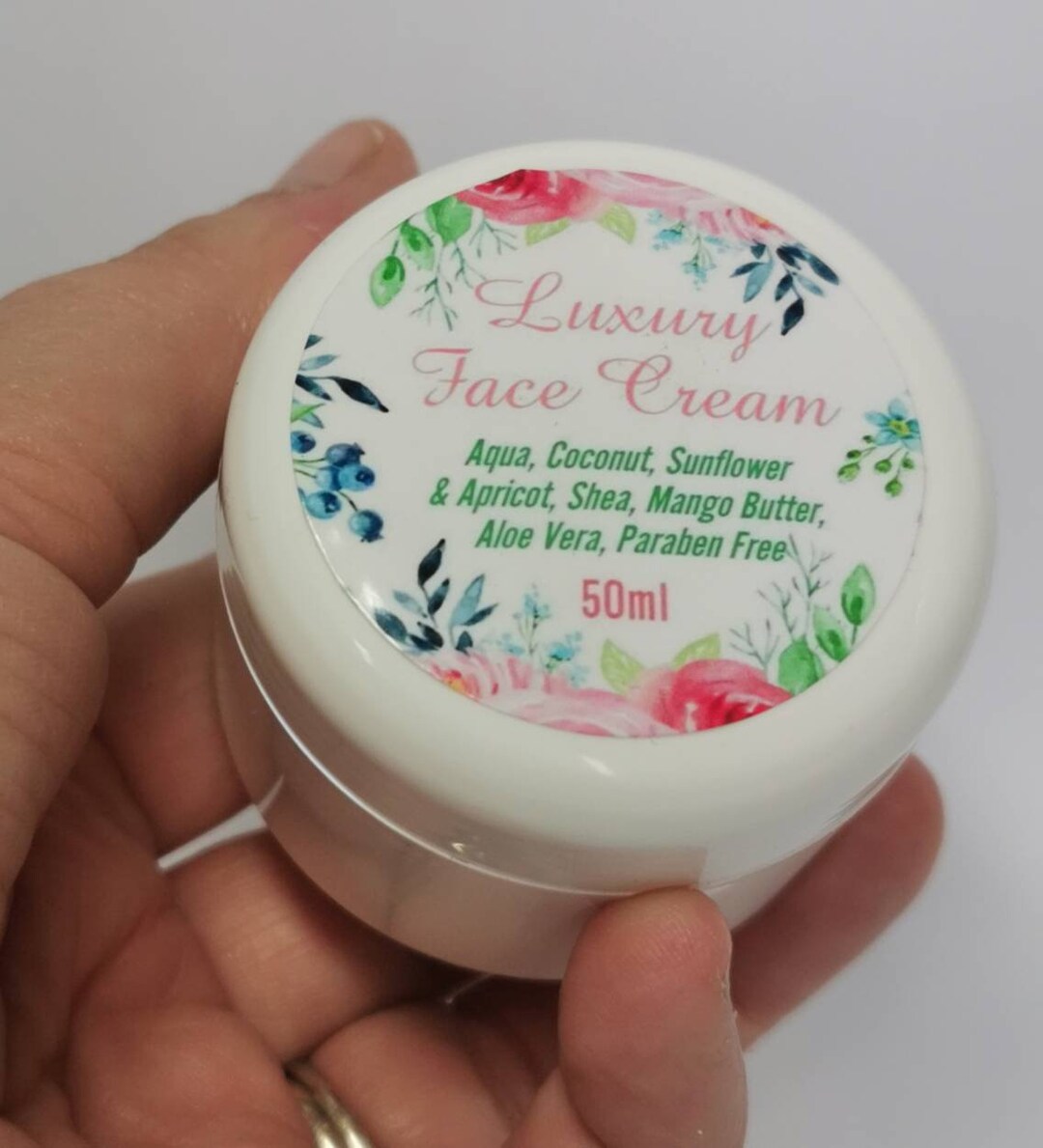 Honey and Coconut Face Cream, Deep Moisturiser, Light and Smells ...