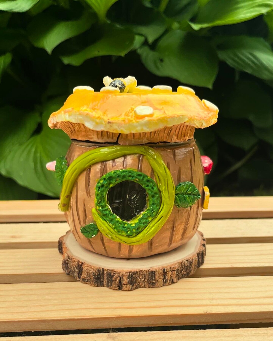 Mushroom Fairy Stash Jar With Tealight Inside - Etsy