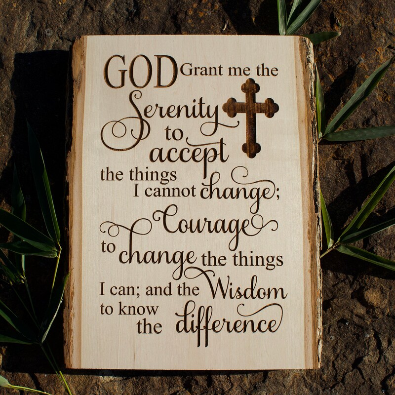 Serenity Sign - Etsy