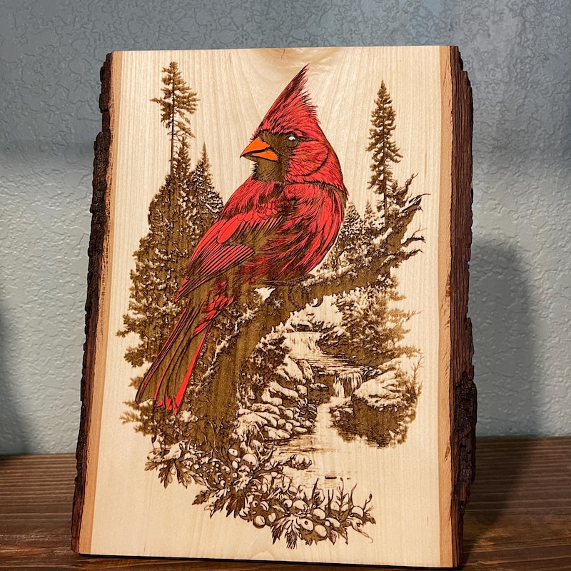 Hand Painted Cardinal - Etsy