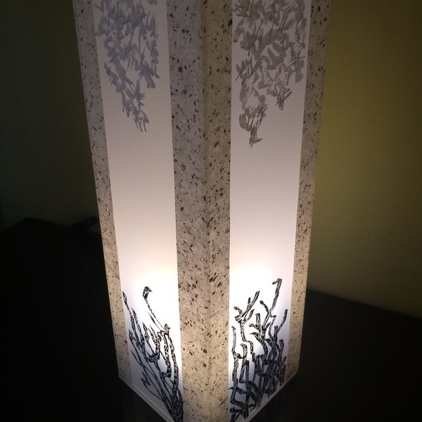 Tissue Paper Lamp - Etsy