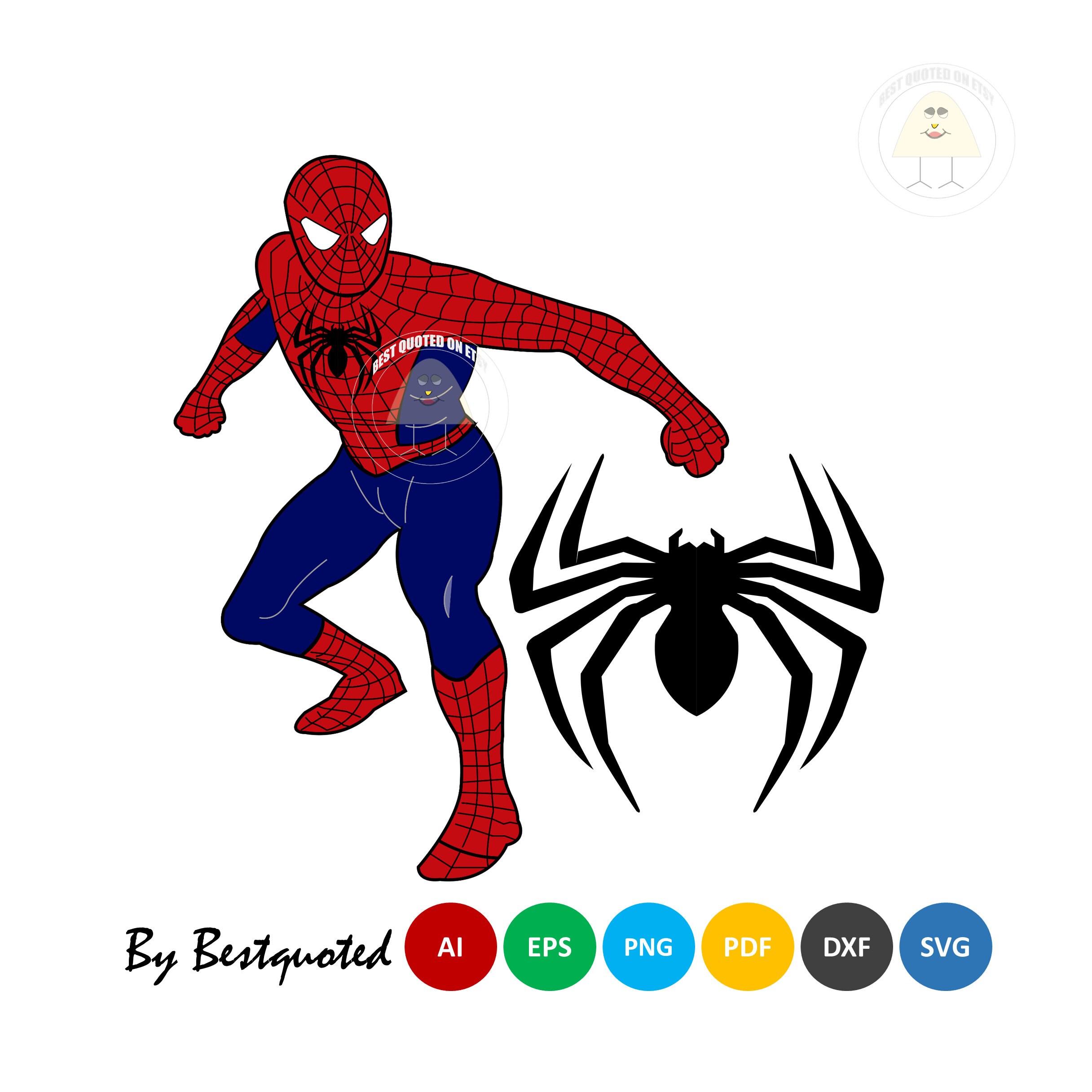 Spider-Man svg Spiderman svg Layered svg Spider Man svg | Etsy