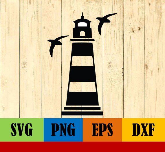 Lighthouse SVG Nautical Vector Images Silhouette Clip Art - Etsy