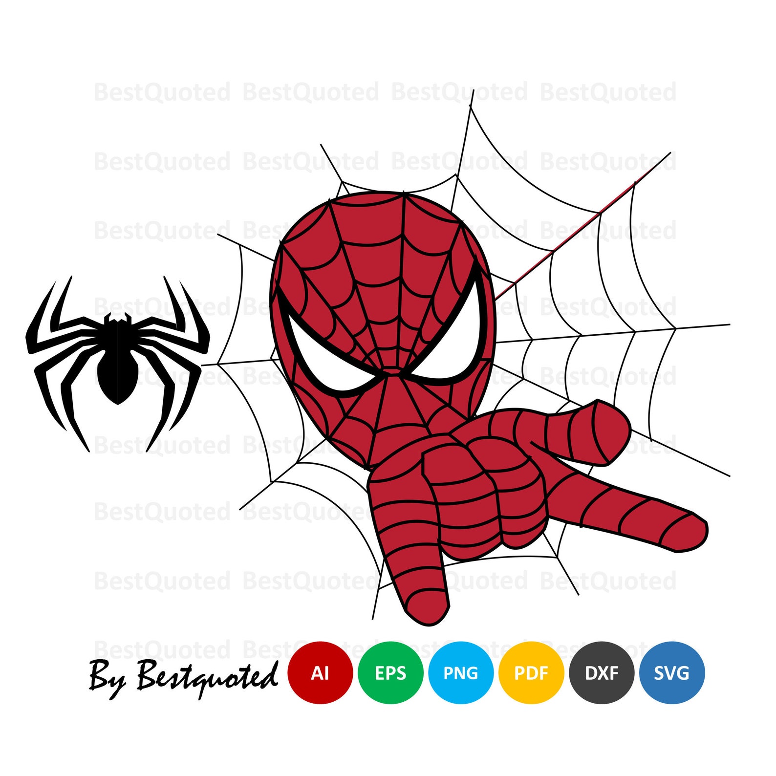 Spiderman svg Spiderman layered svg Superhero svg | Etsy