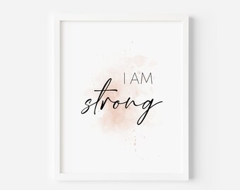 Affirmation Wall Art - Etsy