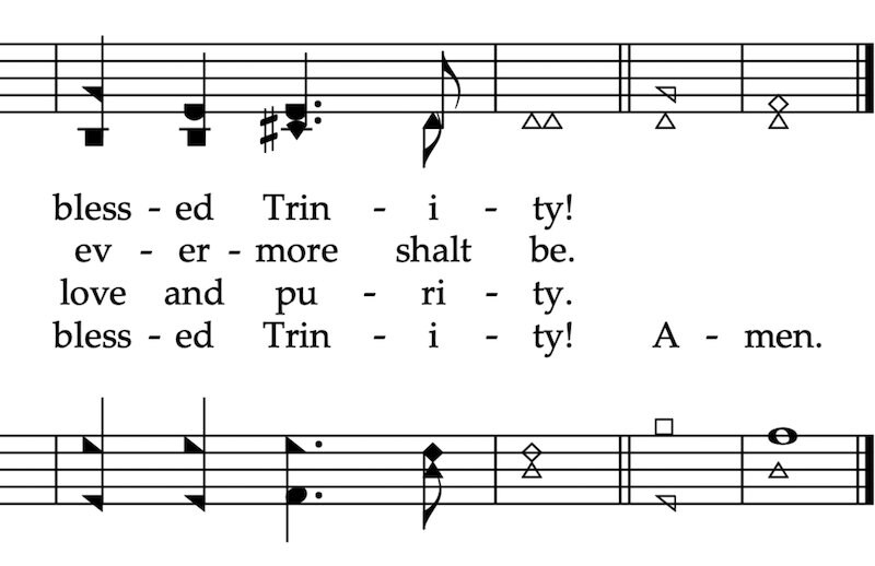 Holy Holy Holy Hymn Print Solfege Music Vintage Hymn - Etsy