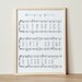 Amazing Grace Hymn Print, Hymn Prints, Large Print Sheet Music ...