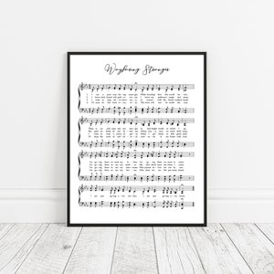 Wayfaring Stranger Hymn, Poor Wayfaring Stranger, Sheet Music ...