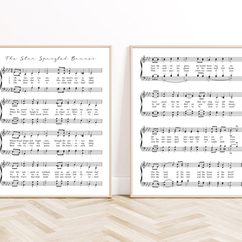 The National Anthem - Etsy