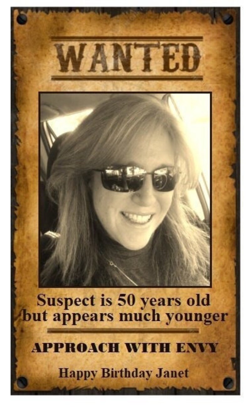 Personalized 19 Crimes Style Wine Labels 30th Birthday Gift for Women ...