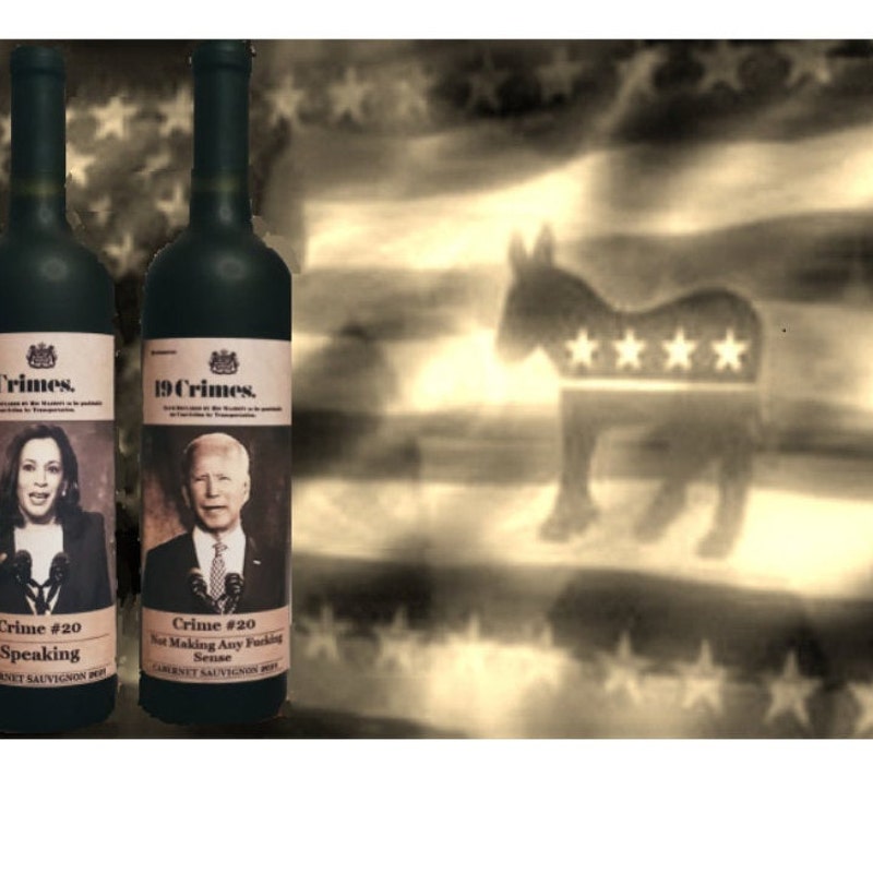 Trump Wine Label - Etsy