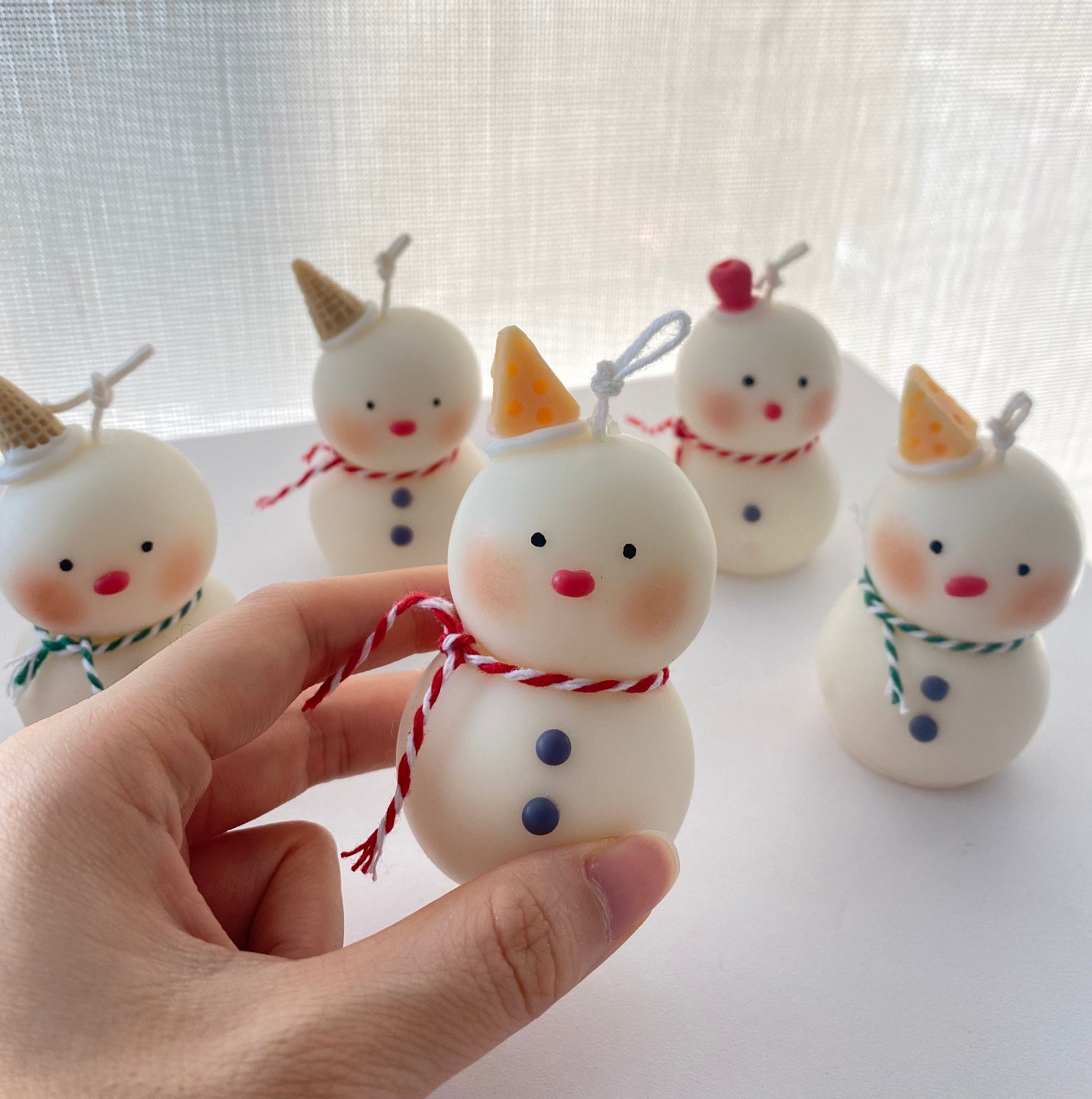 Snowman Candle, Christmas Candle, Cute Candle, Christmas Decor ...
