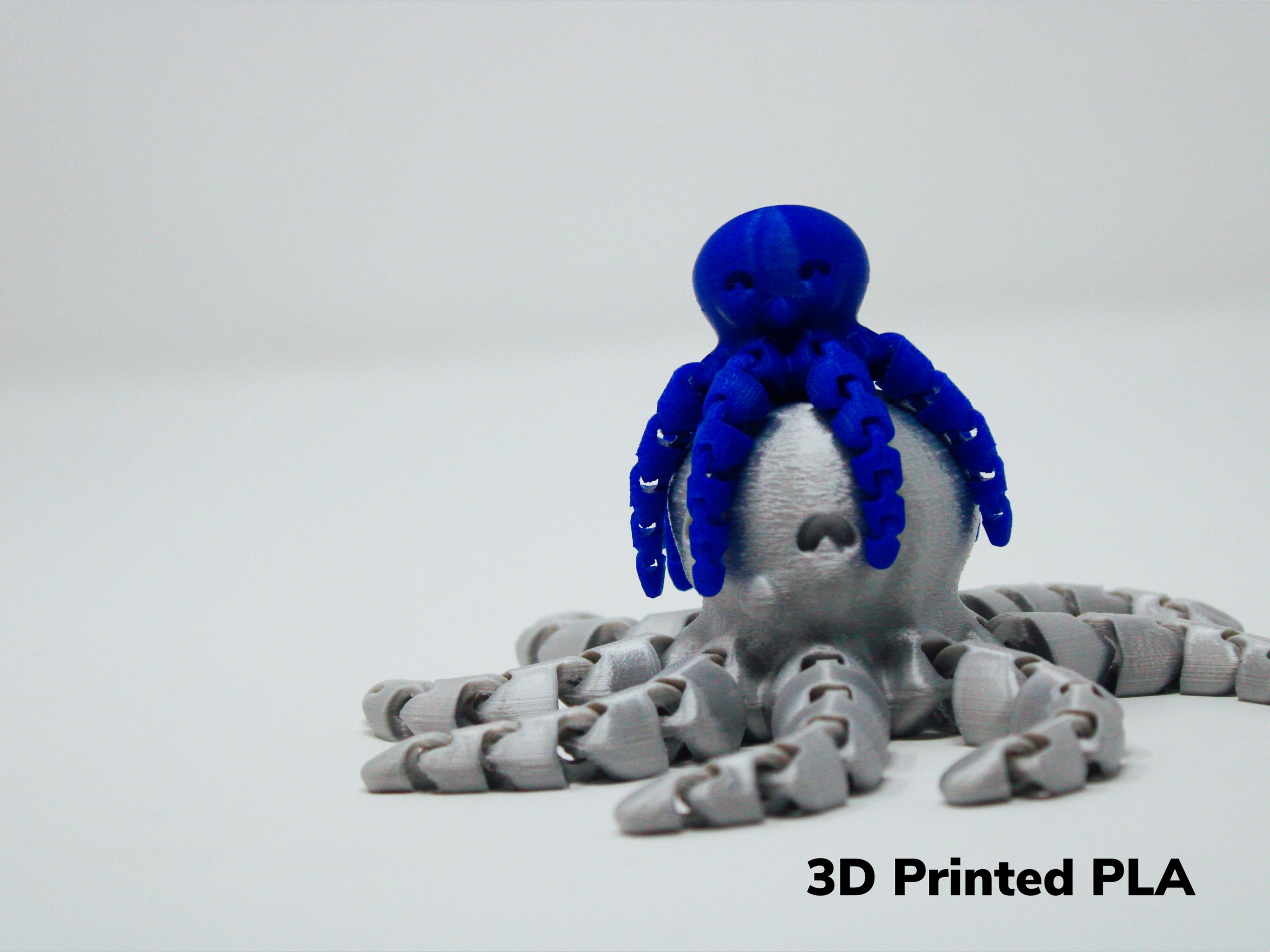 3d Printed Pla Articulated Octopus - Etsy