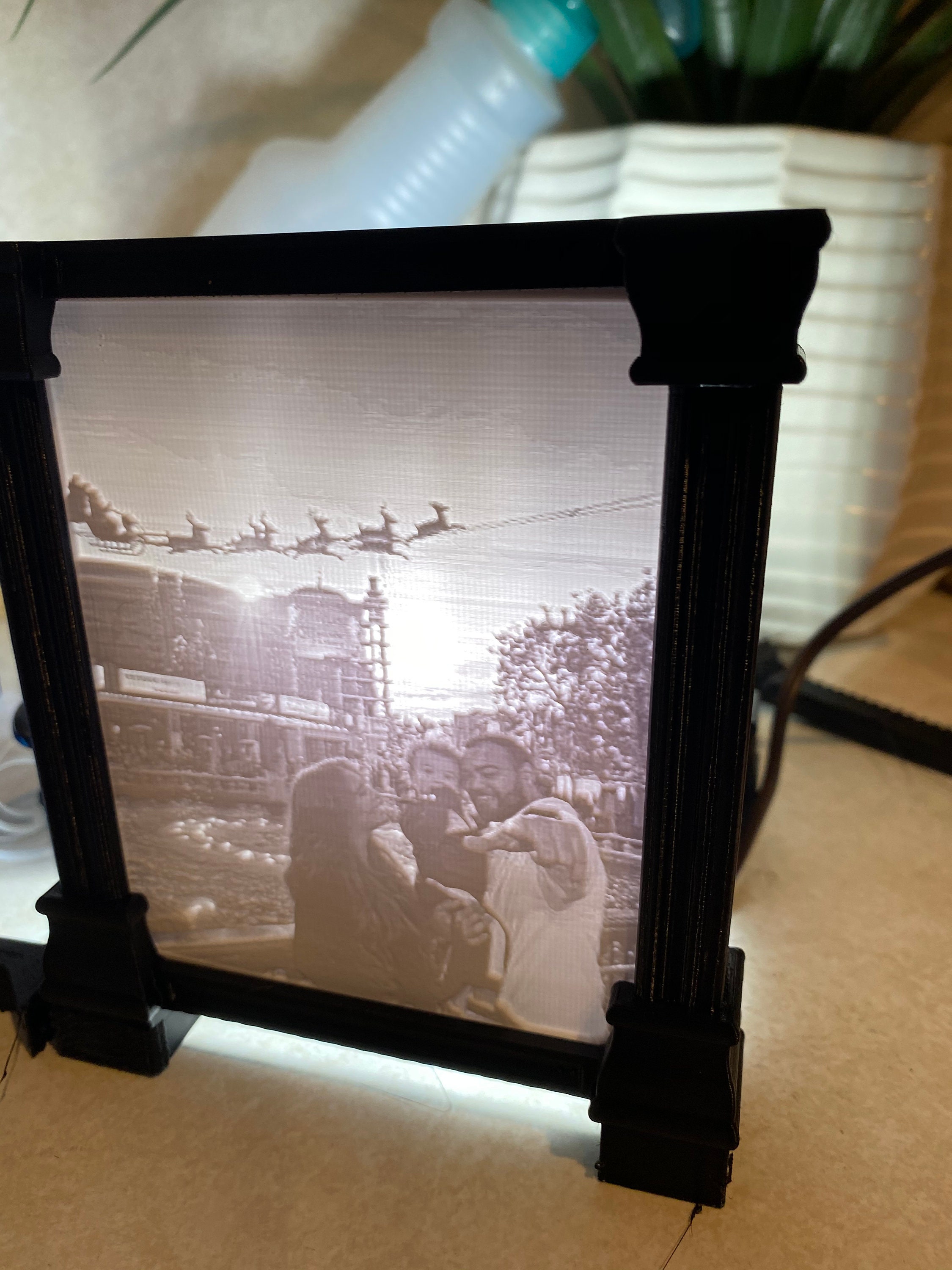 Custom Photo Lamp - 3d Printed Photographs - Etsy