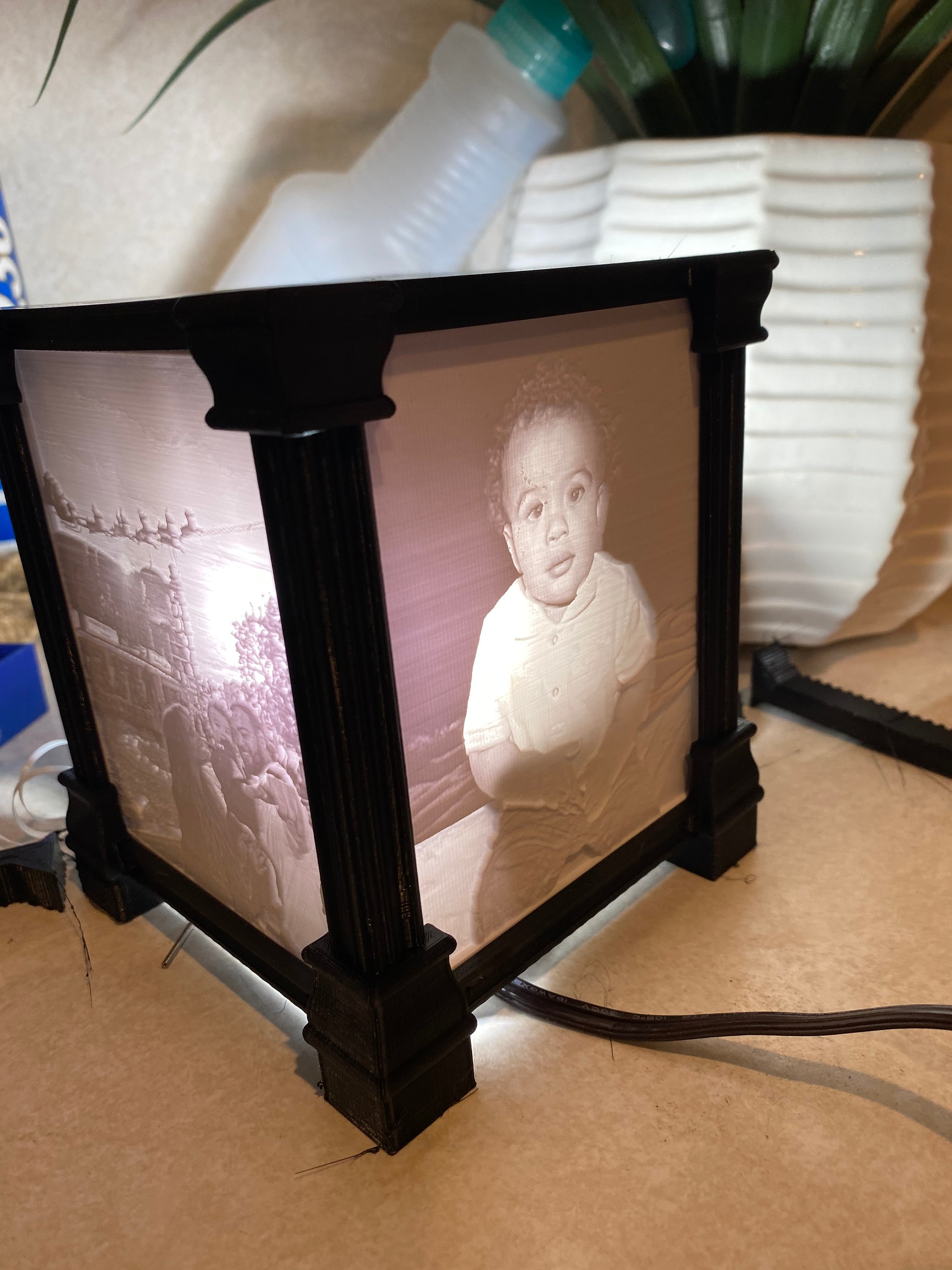 Custom Photo Lamp - 3d Printed Photographs - Etsy