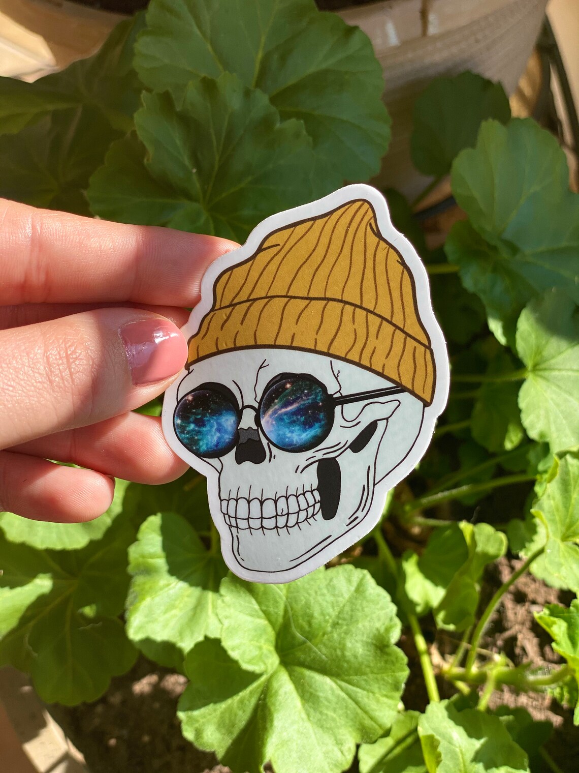 Cool Skull Sticker Vinyl Stickers Water Bottle Stickers | Etsy