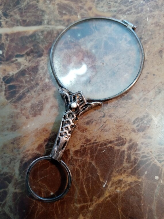 Vintage Silver Monocle Art Deco Monocle - Etsy