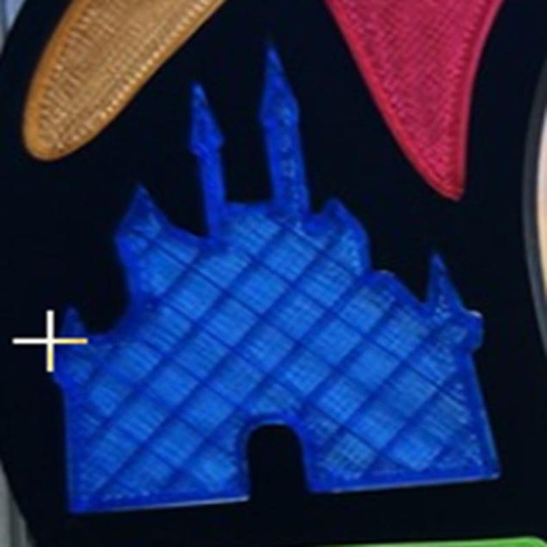 3D Printed Stained Glass Disney Letter "c" - Etsy