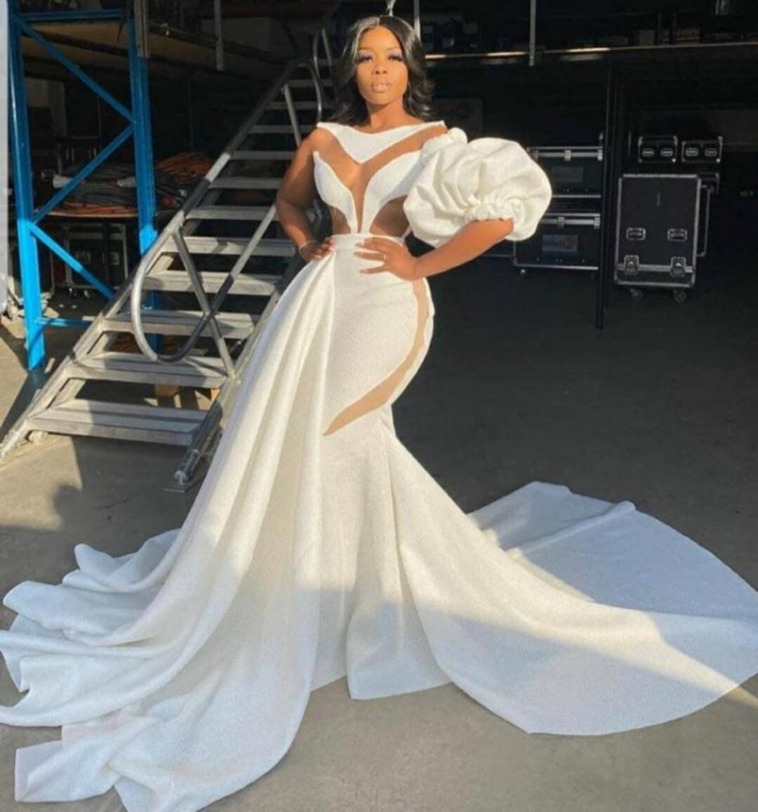 Prom Dresses White Mermaid