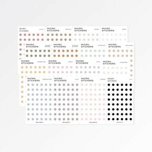 Planner Sticker | Micro Dots - Transparent - Etsy