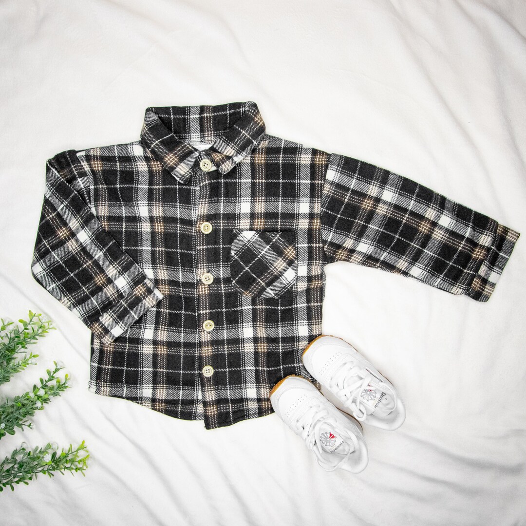 Plaid Button Down Shacket | Plaid Shirt With Faux Fur Lining - Etsy