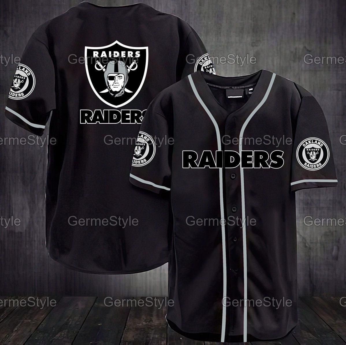 raiders baseball jersey
