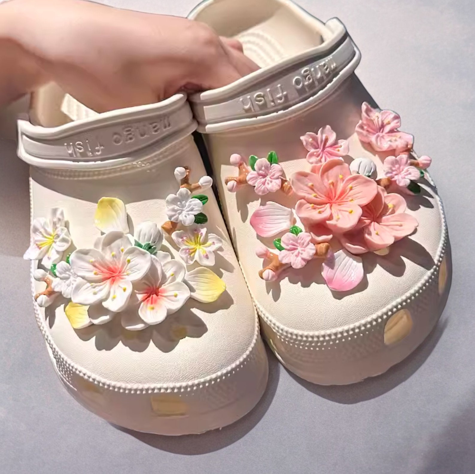 Daisy Crocs Flower Croc Charms Girl Charms Crocks Flower Charm Croc ...