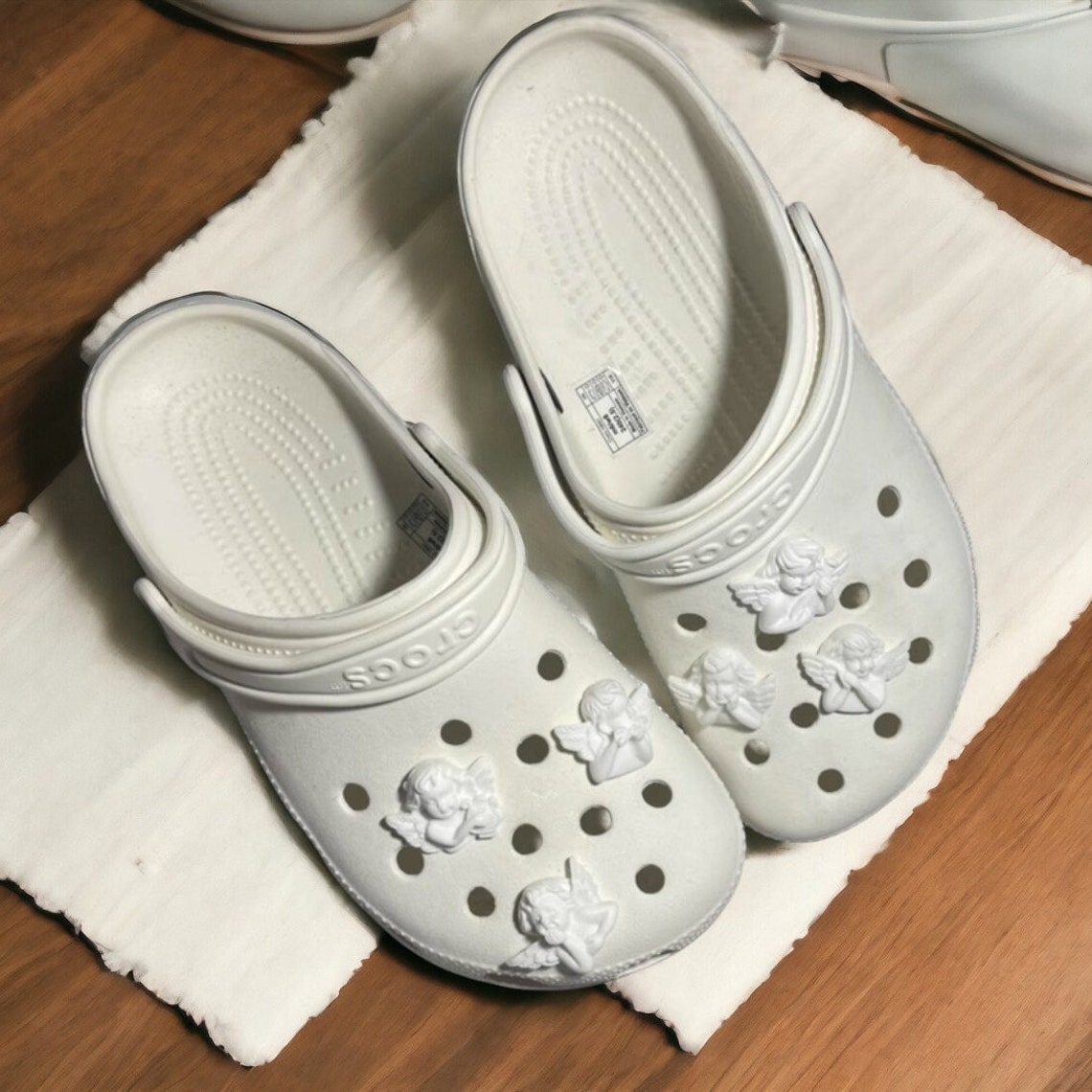 Corc Jibbitz Kids Gift Shoe Accessories for Kids Angel Clog Charm Angel ...