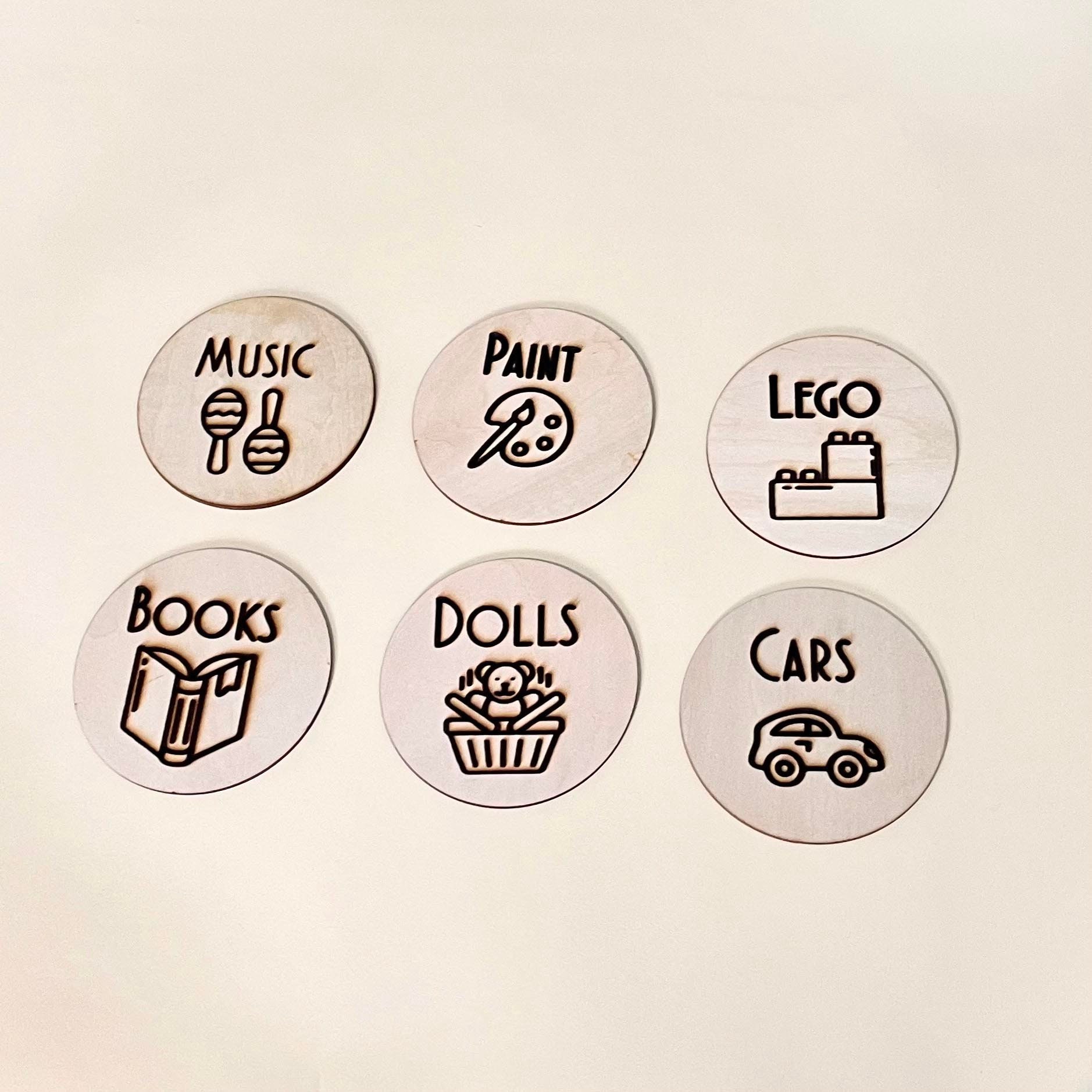 Wooden Flashcard Preschool Montessori Learning Educational Organic Toy ...