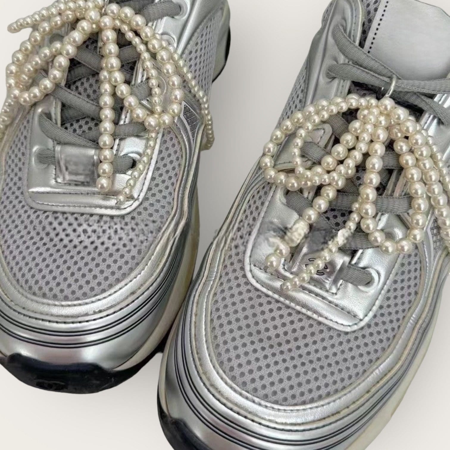 Bridal Pearl Shoes Pearl Wedding Shoes Pearl Shoes Bow Ribbon Pearl Bow ...